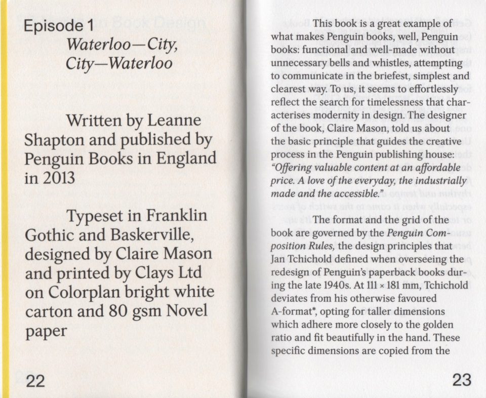 Notes on Book Design | Onomatopee